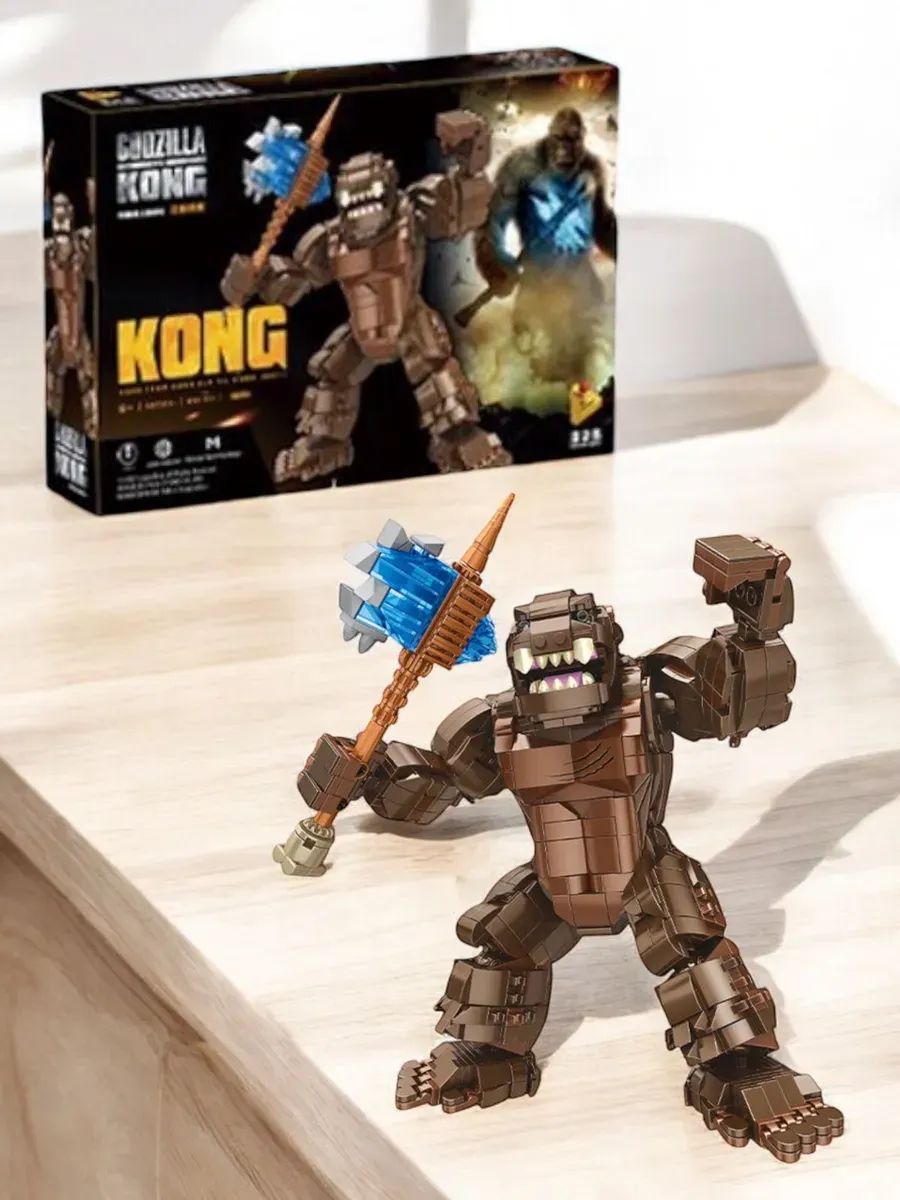 Конструктор King Kong Кинг Конг 1122 деталей купить на OZON по низкой ...