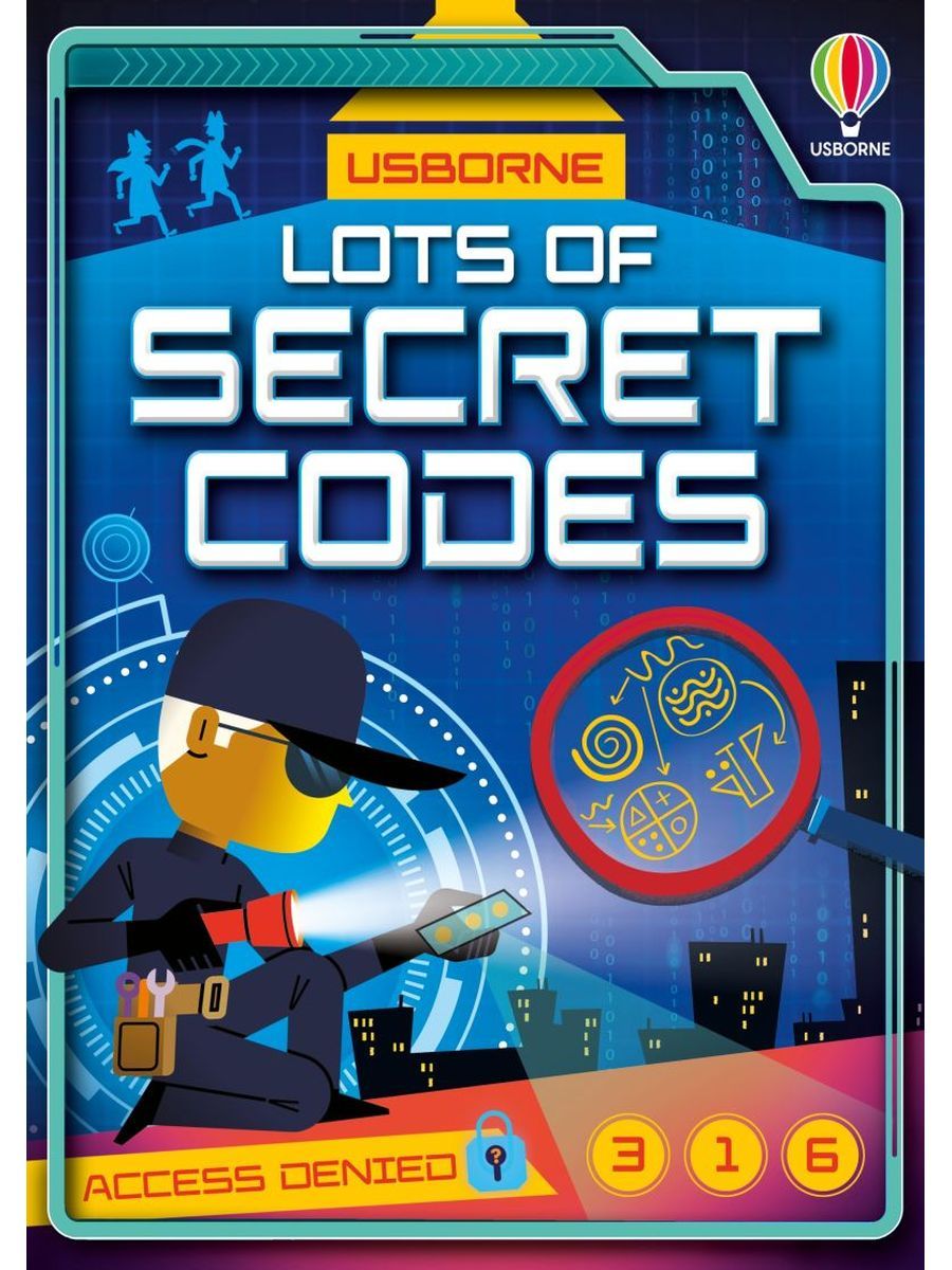 Usborne Lots of Secret Codes познавательная книга для детей на ...