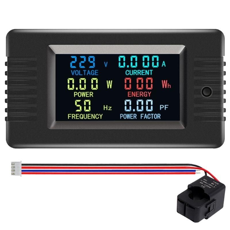 Цифровой AC110/220V Metter Meter 100A Power Energy Вольтметр Ammeter ...