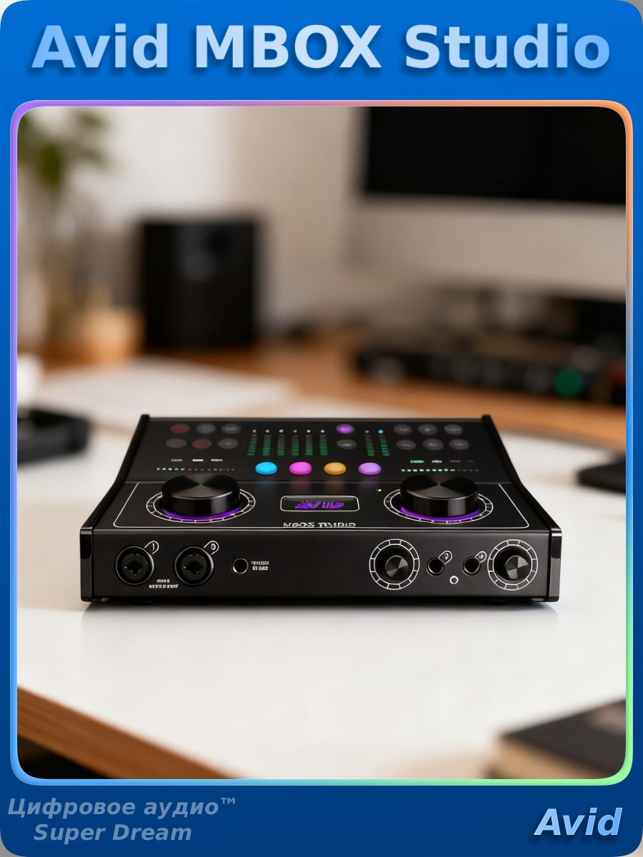 Аудиоинтерфейс: Avid MBOX Studio USB-C 21x22 I/O, переменный импеданс ...