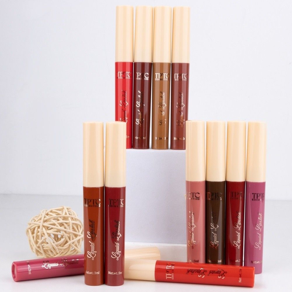OZ-JUBT Водостойкий блеск для губ TPTC Pusam: 12 стойких цветов для ...