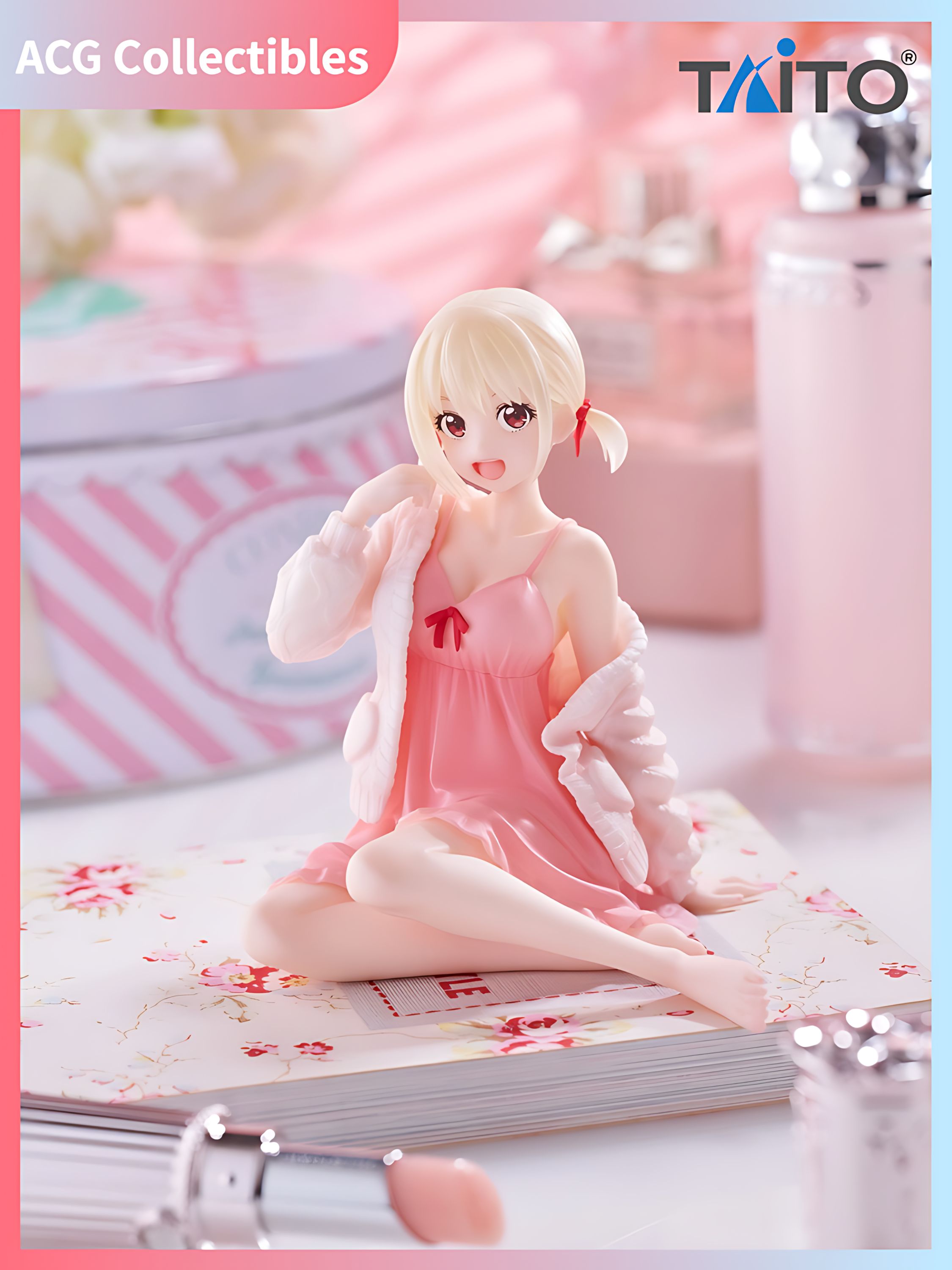 Фигурка TAITO Lycoris Recoil Тисато Нисикиги 13 см, домашняя одежда ...