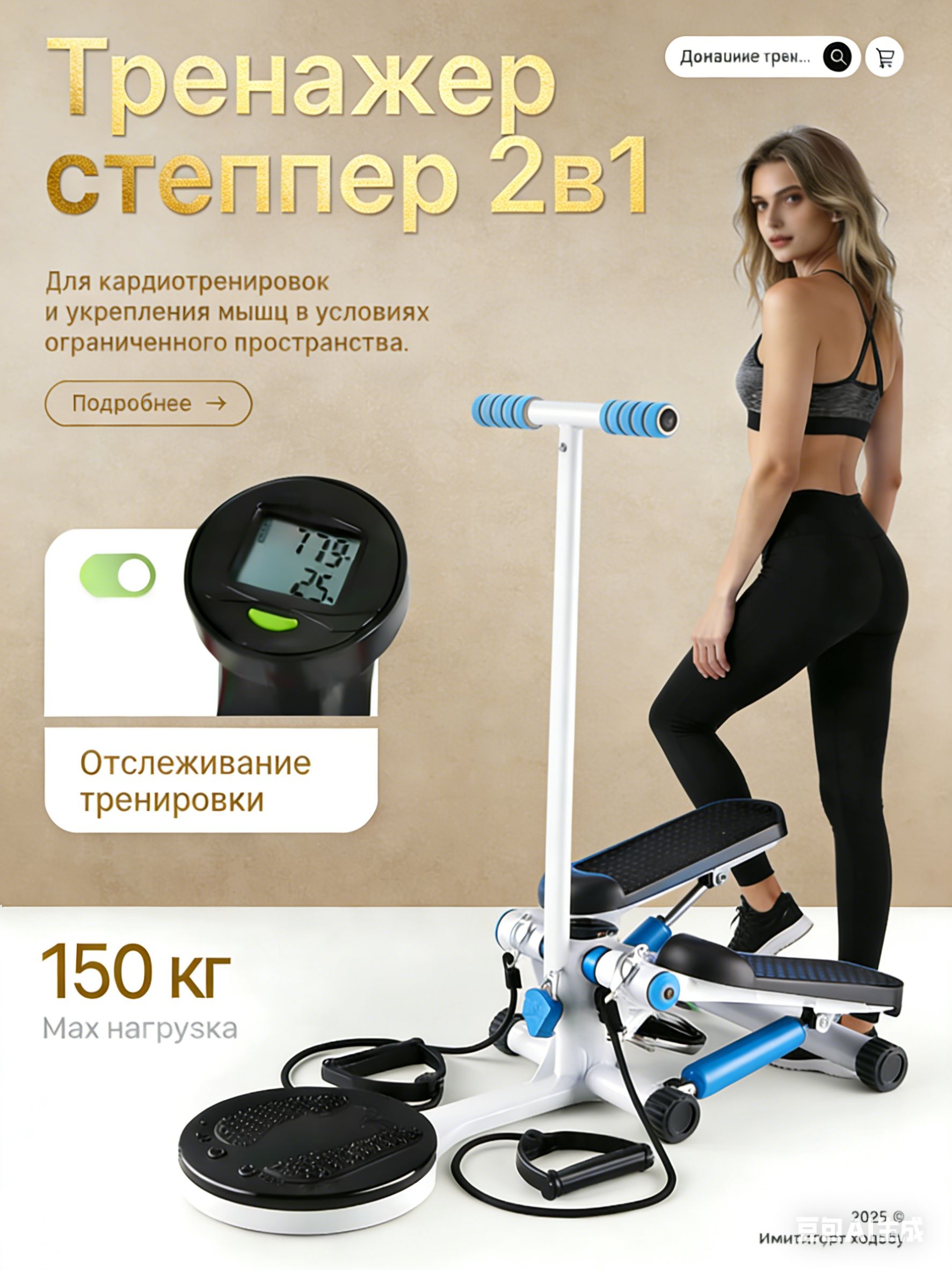 Степпер степпер_роз_DAP купить на OZON по низкой цене (3249092543)