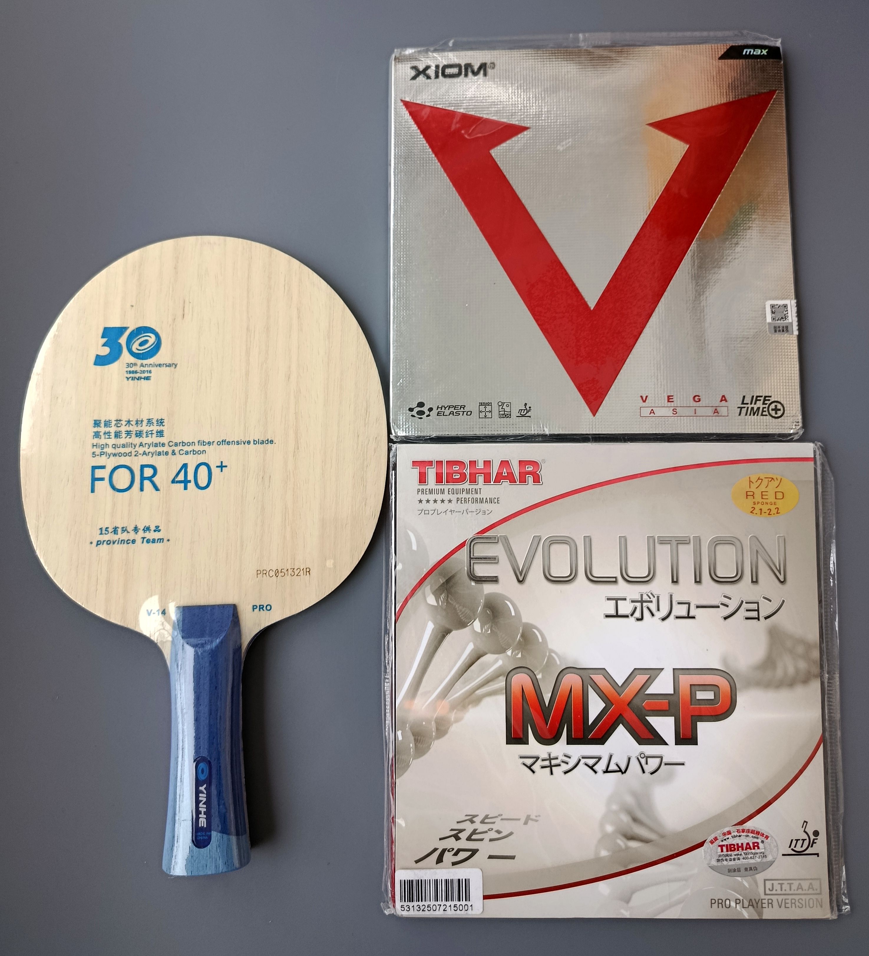 Ручная сборка! Yinhe V14 pro ALC + Tibhar evolution MX-P + Vega Asia ...