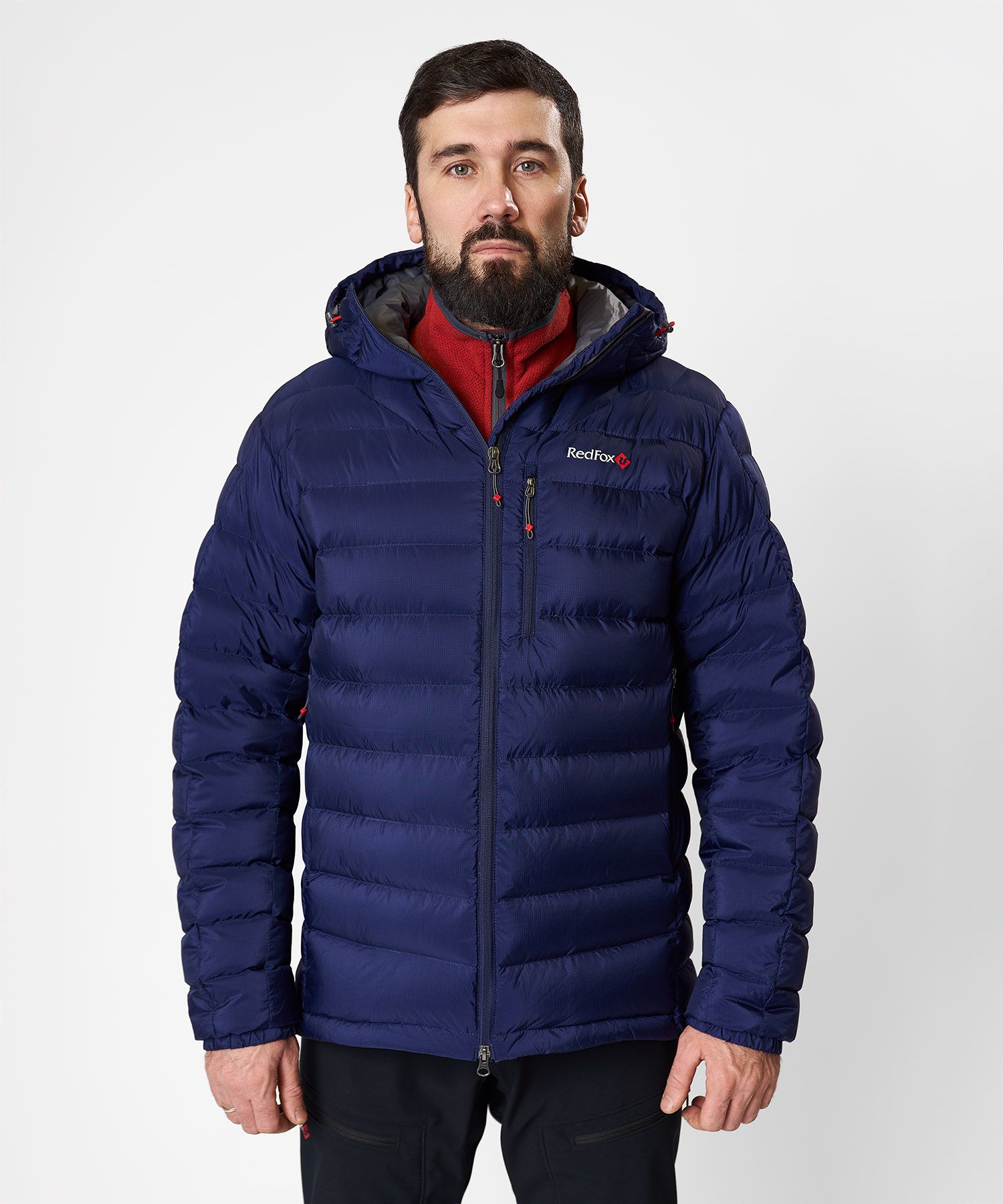 Пуховик Мужской RedFox темно-синий, размер 44, 46 купить c доставкой на ...