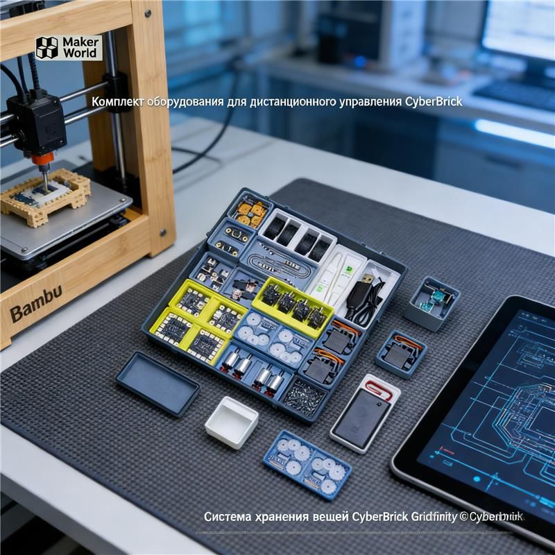 ZK003 Bambu 3D печать CyberBrick Remote Control Hardware Kit Maker ...