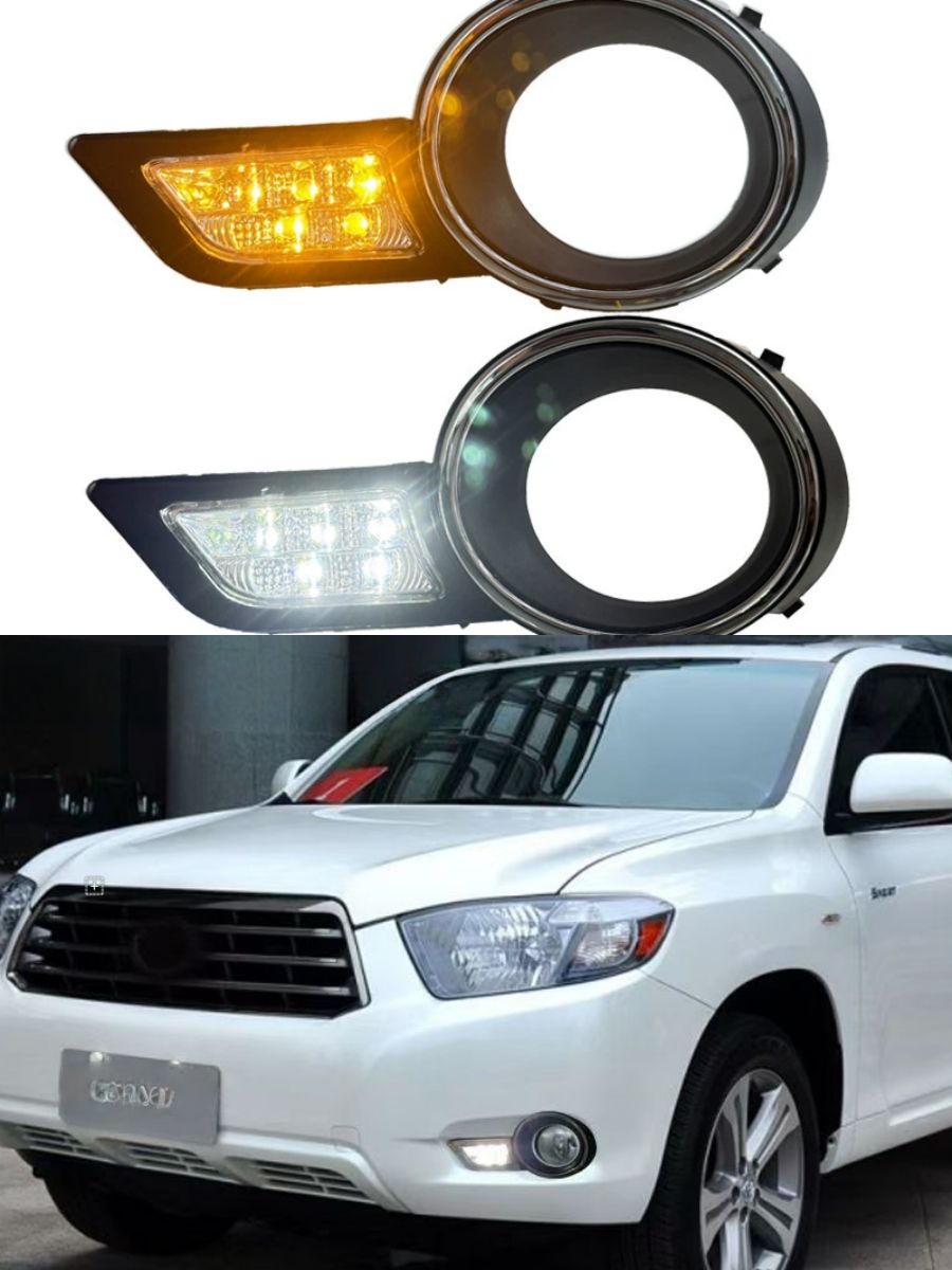 Фары автомобильные, 2 шт., арт. Toyota Highlander II (U40) 2007-2010 ...