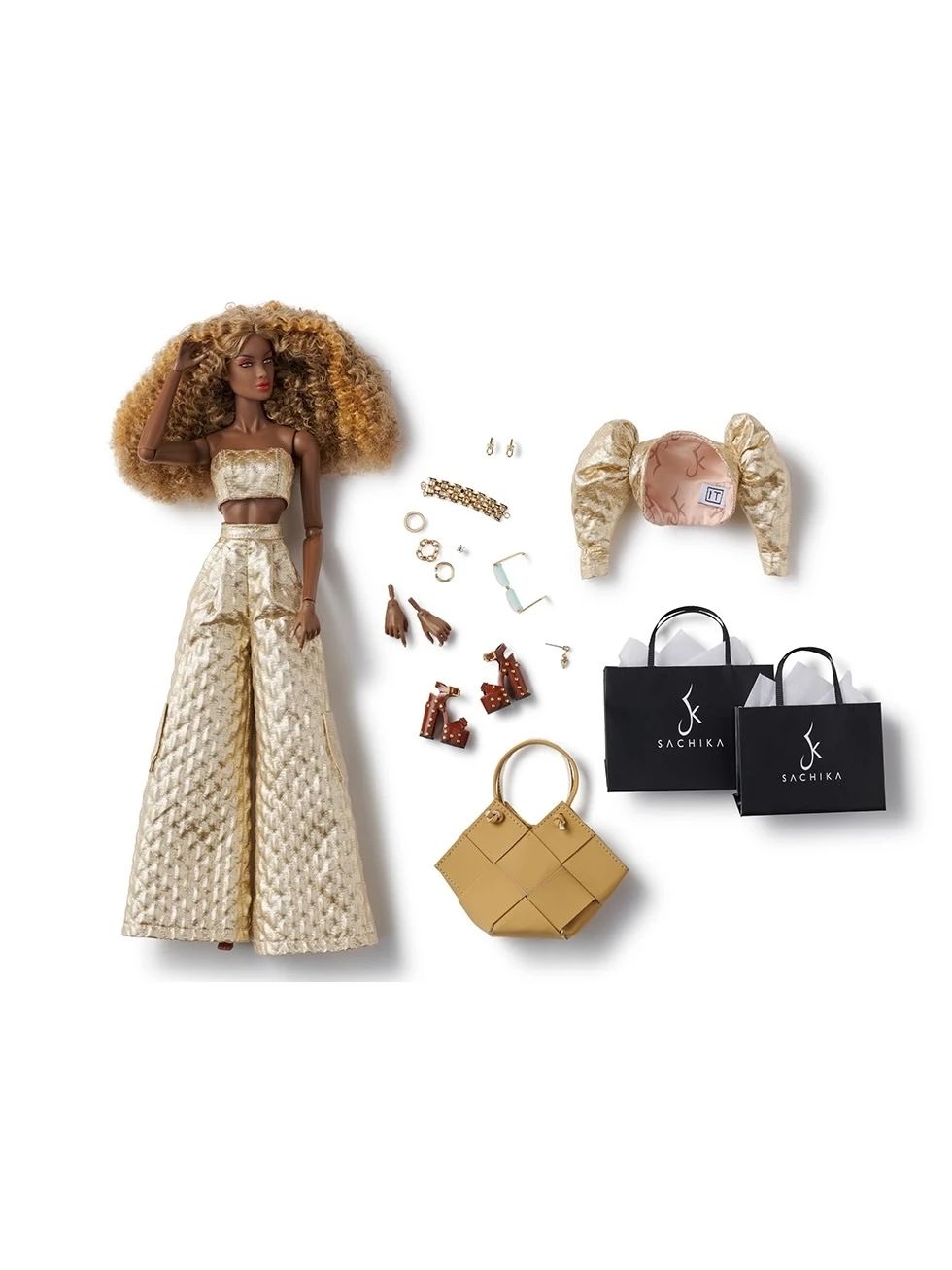 Meteor "Golden Glam Queen" Keeki Adaeze, SACHIKA X Integrity Toys кукла ...
