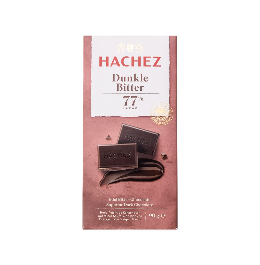 Шоколад Hachez тёмный 77% какао 90 г купить на OZON по низкой цене ...