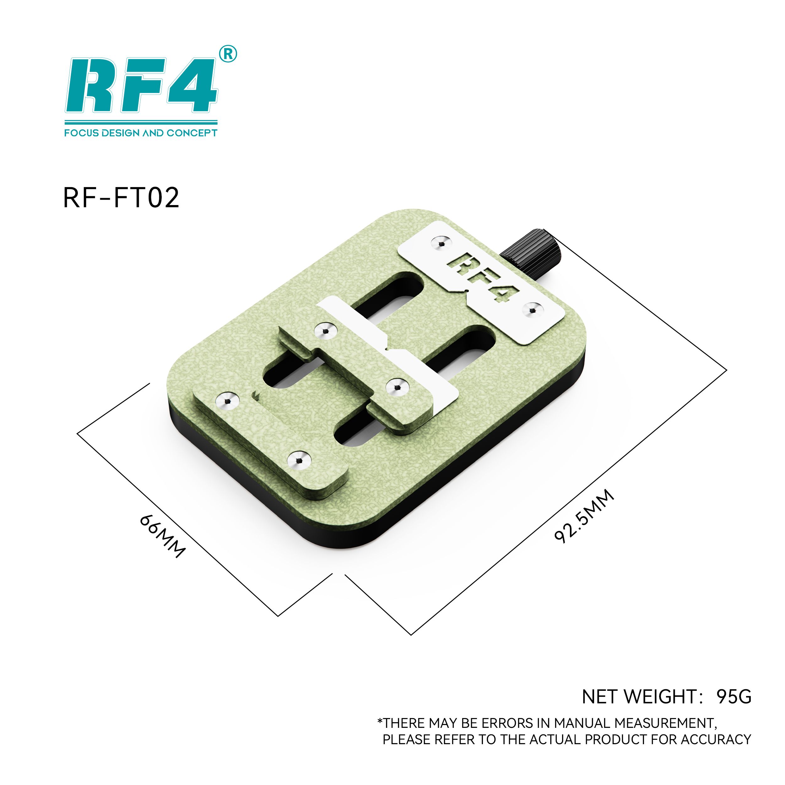 Фикстура для пайки RF4 RF-FT11 из закаленного стекла, 3-х осевая ...