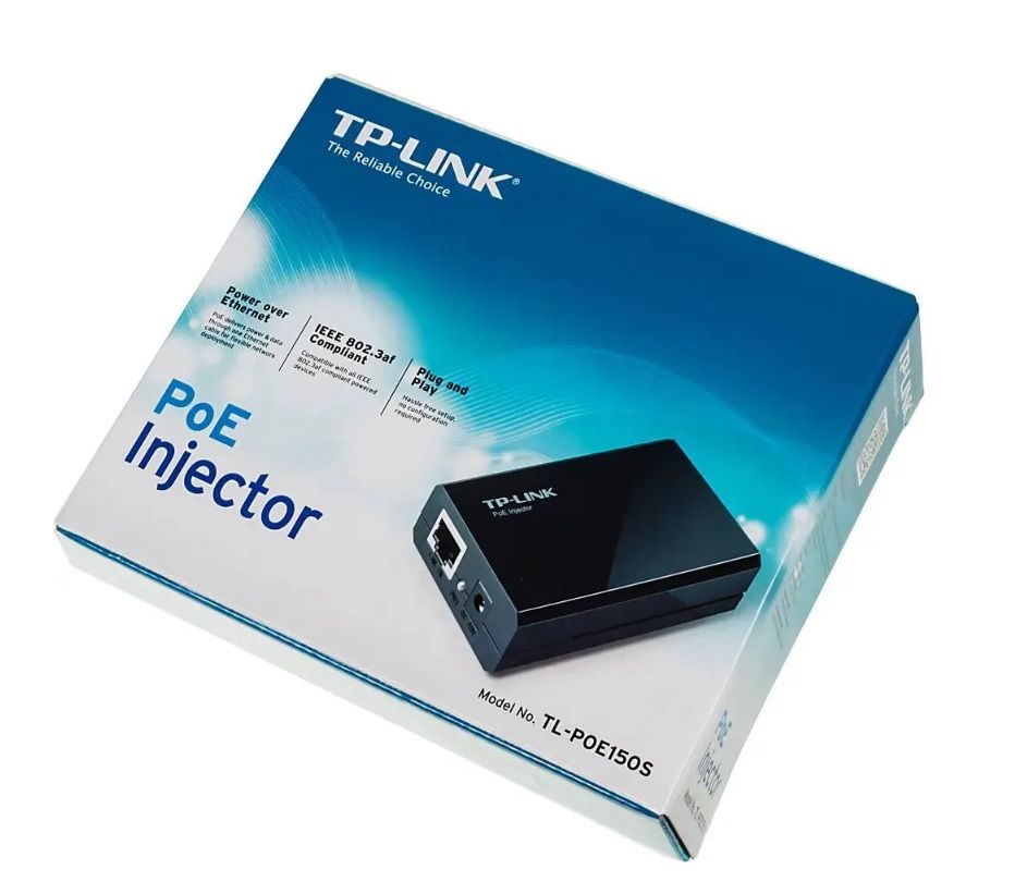 Инжектор PoE TP-Link POE150S 10/100/1000BASE-T 48В(DC) купить на OZON ...