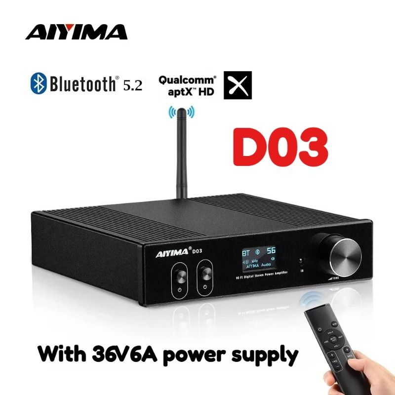 AIYIMA D03 36V6A Декодер усилителя мощности Bluetooth 5.0 купить на ...