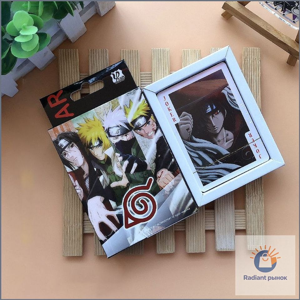 Аниме Naruto Игральные Карты Playing Cards Аниме Наруто 54 карты купить ...