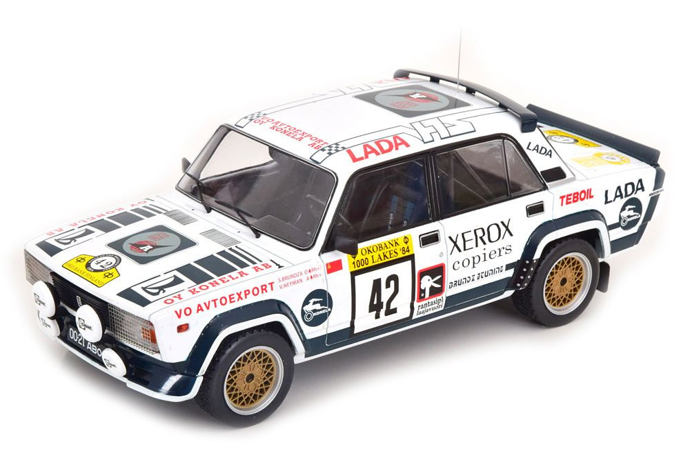 Модель коллекционная Волжский автомобиль lada 2105 vfts NO.42, rally ...
