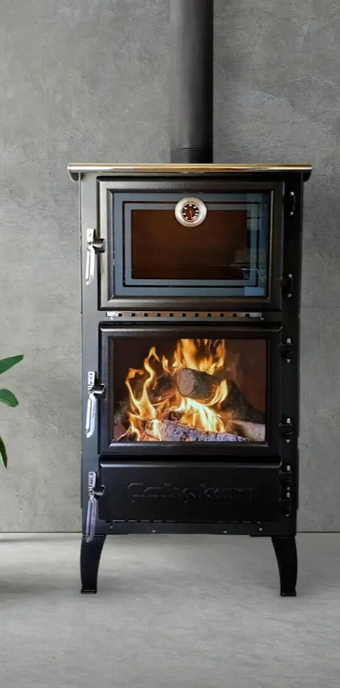 Дровяная печь, Плита-плита, Духовка-печь, Кухонный обогреватель ...