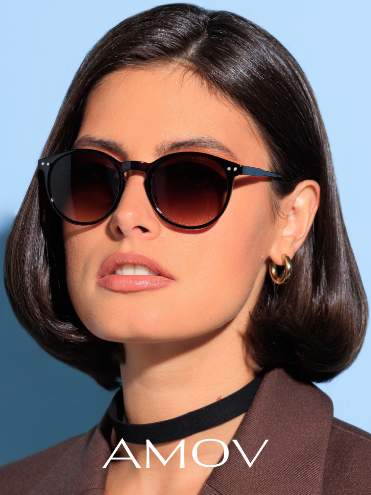 AMOV Очки солнцезащитные женские 2025 купить на OZON по низкой цене ...