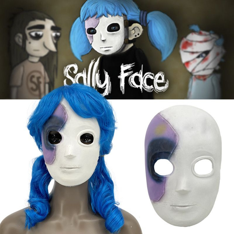 Маска Салли Фейс Игра Sally Face cosplay mask - купить по доступным ...
