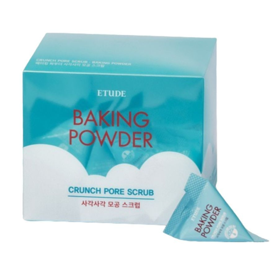 Etude House Скраб для лица, Baking Powder Crunch Pore Scrub, 7 шт по 24 ...