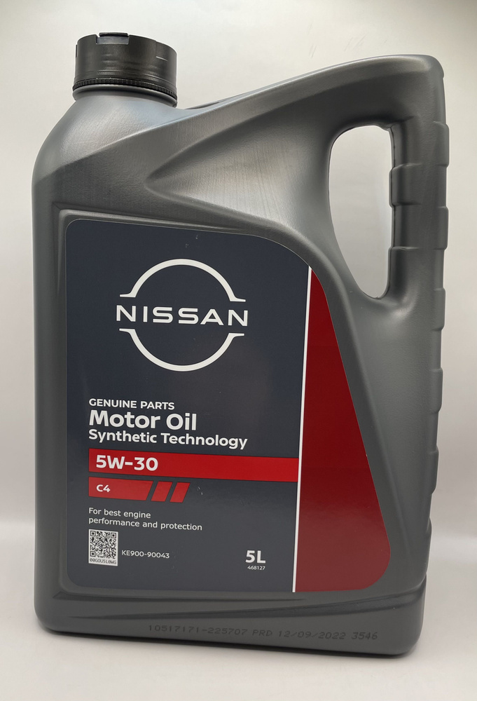 Масло моторное Nissan 5W-30 Синтетическое - купить в интернет-магазине ...
