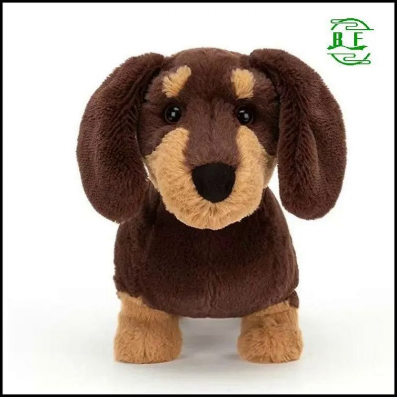 Мягкая игрушка Собака. JELLYCAT Otto Sausage Dog 13cm высокая-BF ...