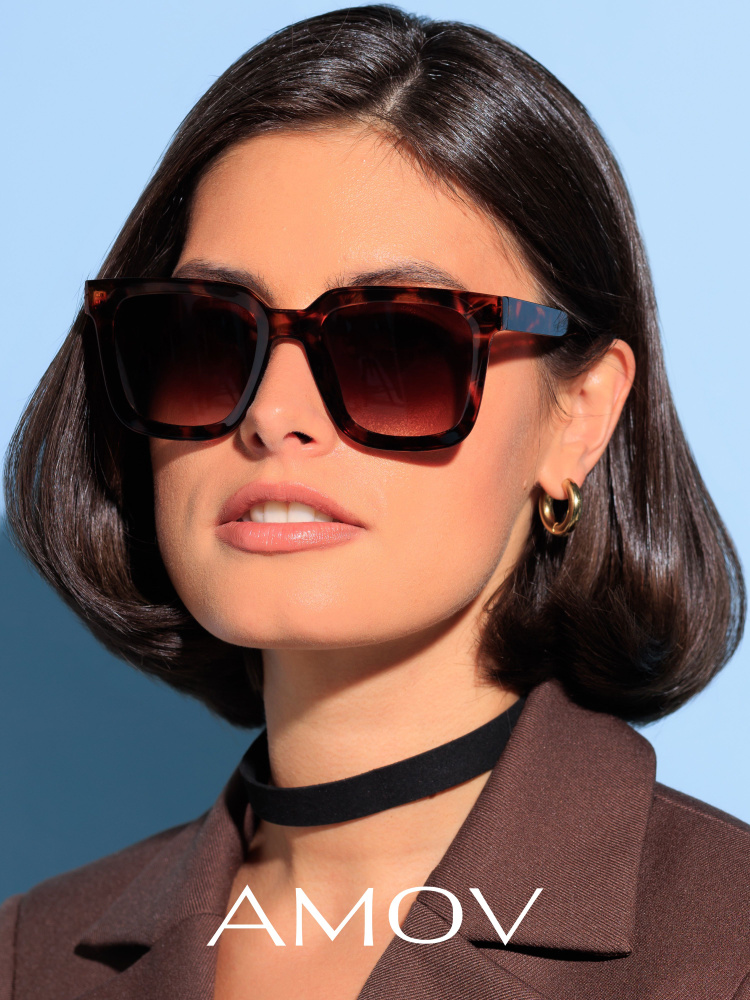 AMOV Очки солнцезащитные женские 2025 купить на OZON по низкой цене ...