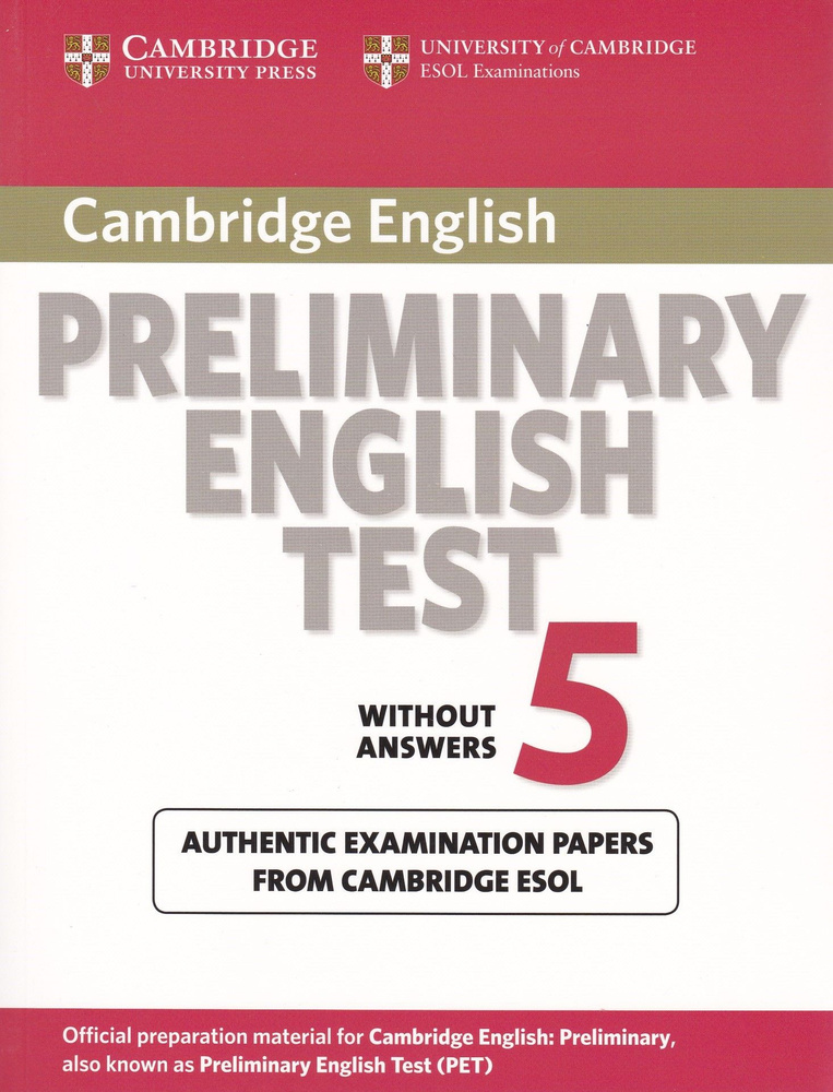 Cambridge Preliminary English Test 5 Student's Book - купить с ...
