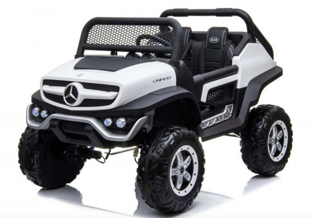 Детский электромобиль Mercedes-Benz Unimog Concept P555BP 4WD белый ...
