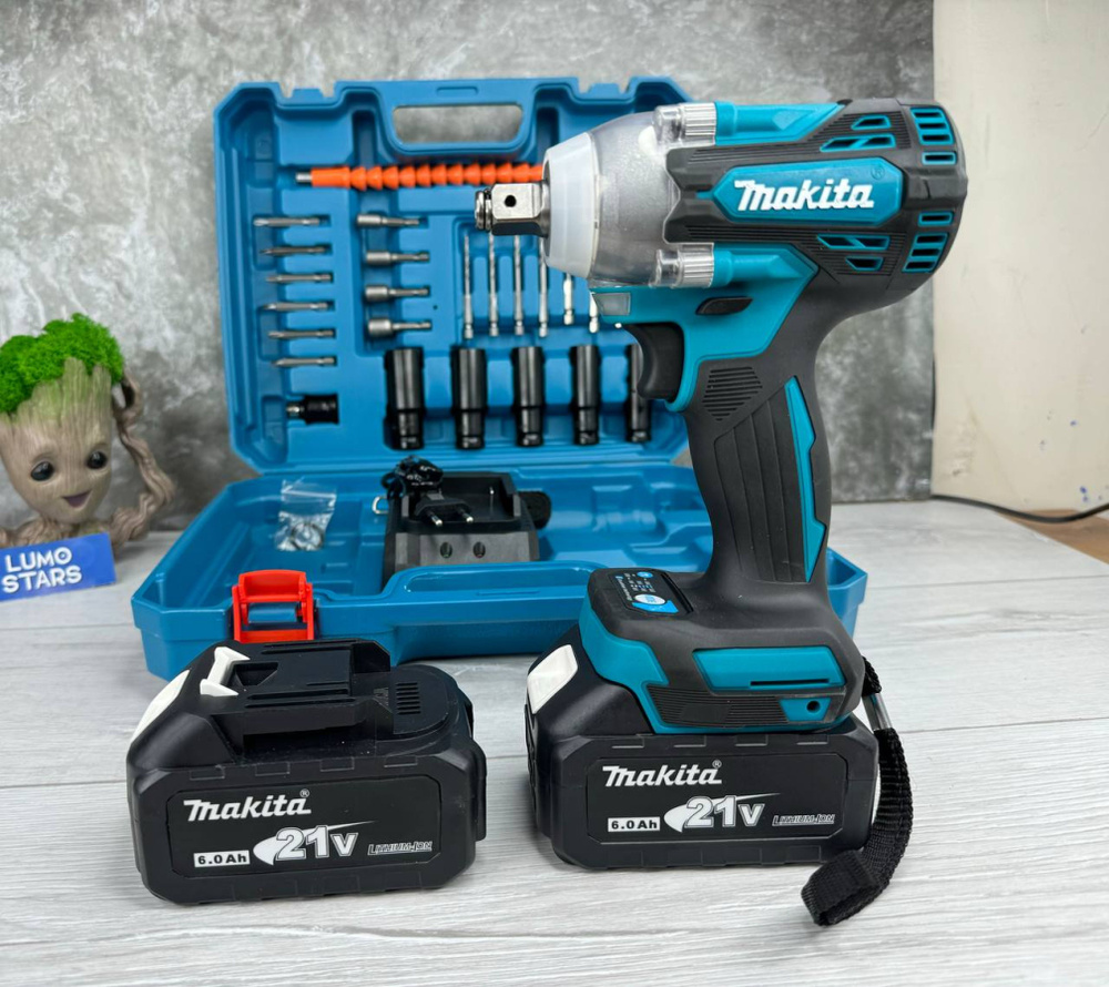 Гайковерт DTW285 с набором оснастки (биты, головки, сверла) 18v купить ...