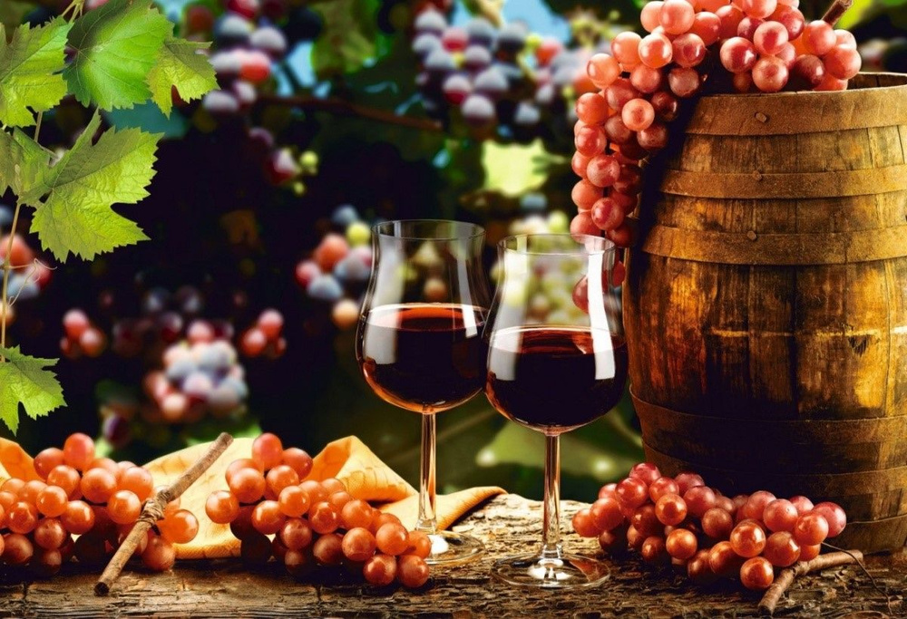 Фотообои Vostorg бумажные А-126 Винный погребок 196*134 4листа купить на OZON по низкой цене ...