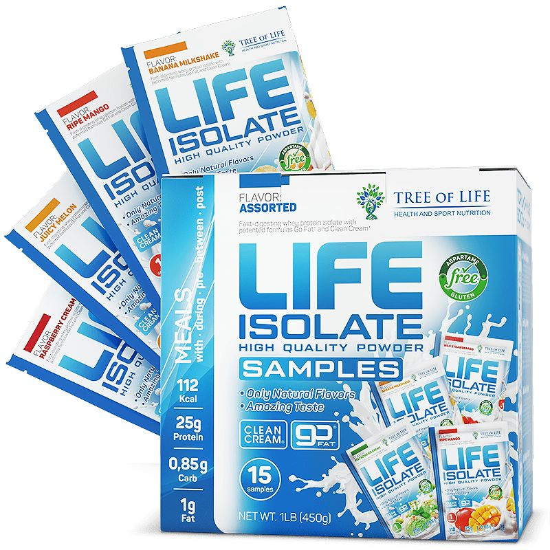 Спортивное питание, Протеины, Tree of Life Isolate Samples Box, 15 ...