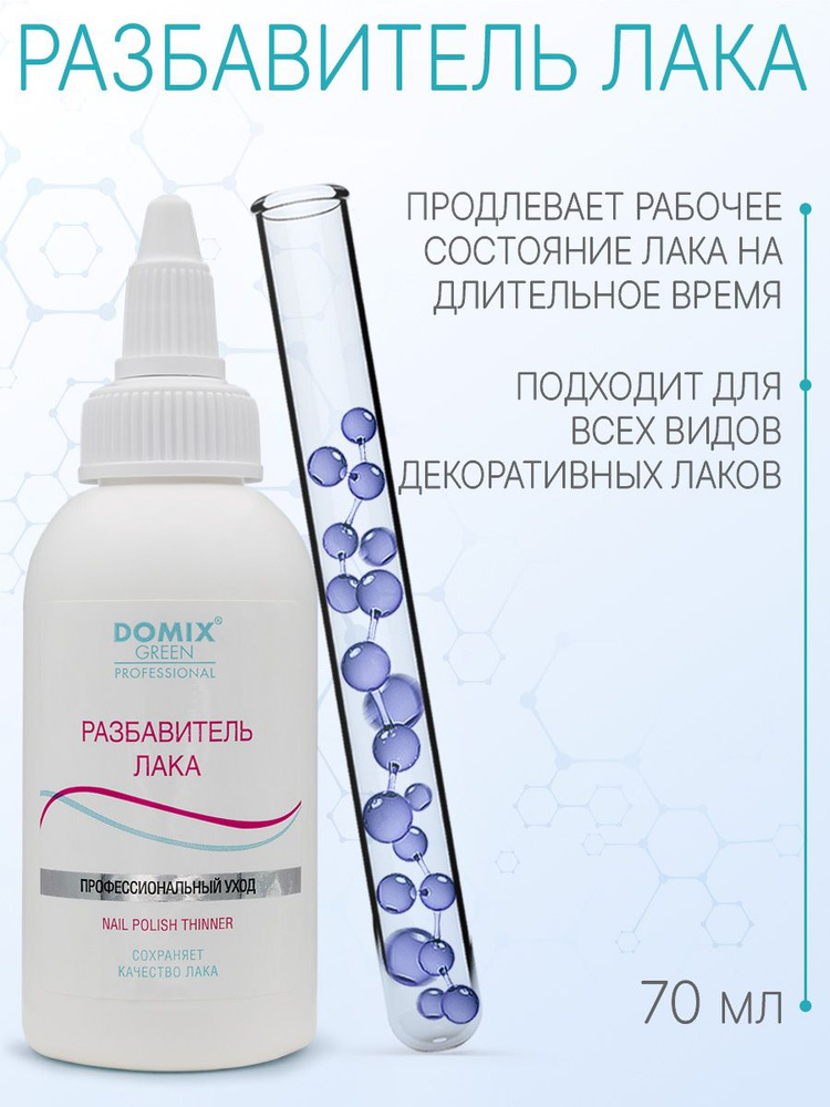 DOMIX GREEN PROFESSIONAL Разбавитель лака, 70мл купить на OZON по ...