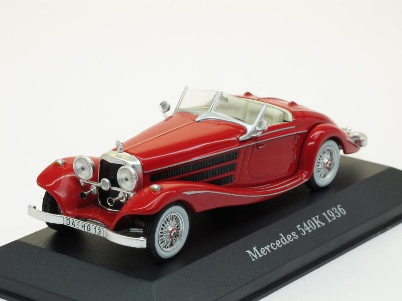 Масштабная модель Mercedes-Benz 540K red - 1936 Altaya, Museum Series ...