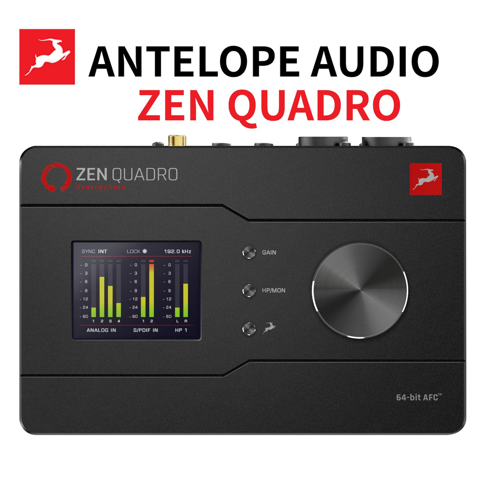 Antelope Audio Zenquadro мпактный USB-C аудиоинтерфейс - купить с ...