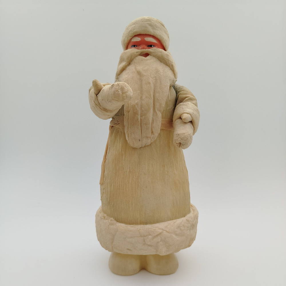 Фигура "Дед Мороз", папье-маше роспись бумага пластик СССР 1960-1980 гг купить на OZON по низкой ...