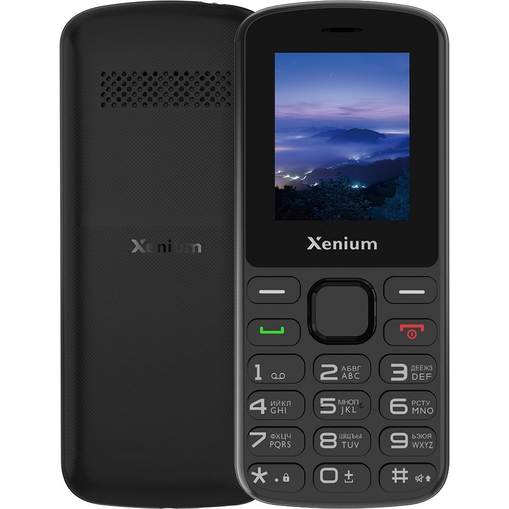 Мобильный телефон XENIUM X170, черный - купить по выгодной цене в интернет-магазине OZON ...