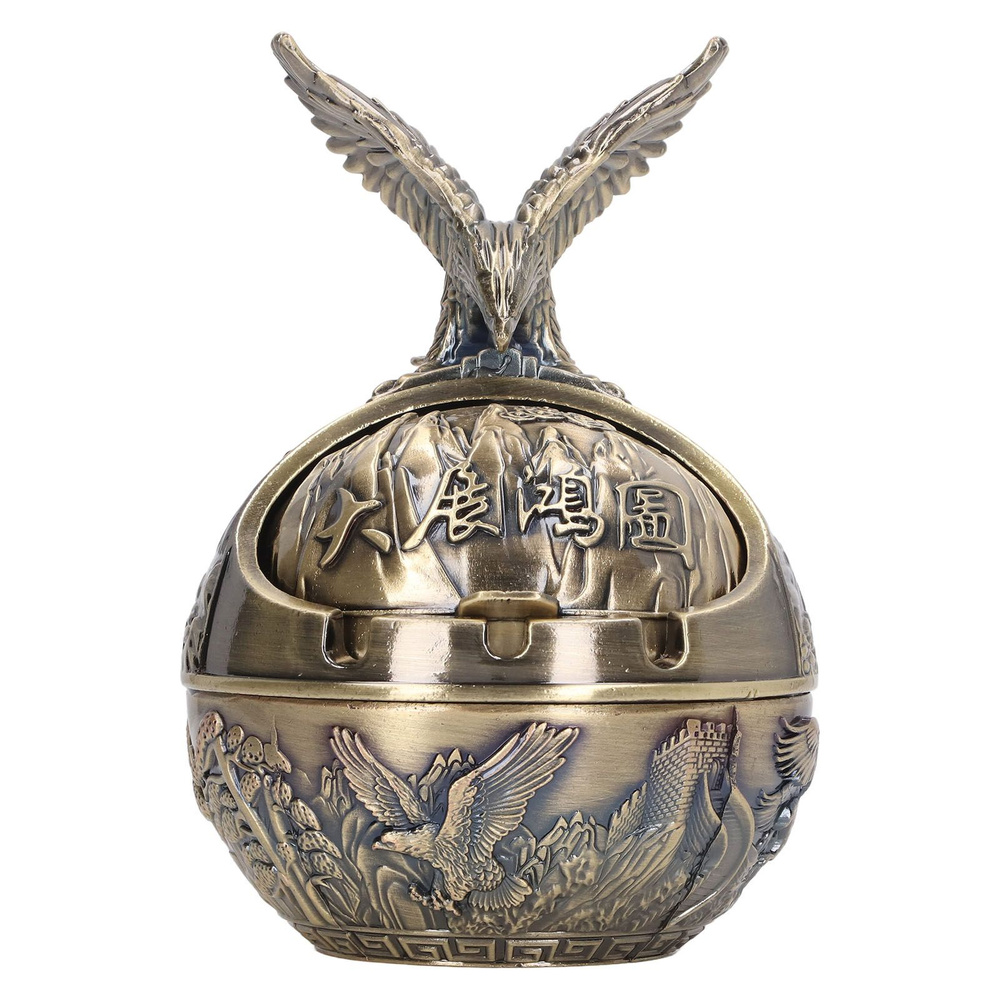 Пепельница для дома с крышкой бездымная закрытая купить на OZON по ...