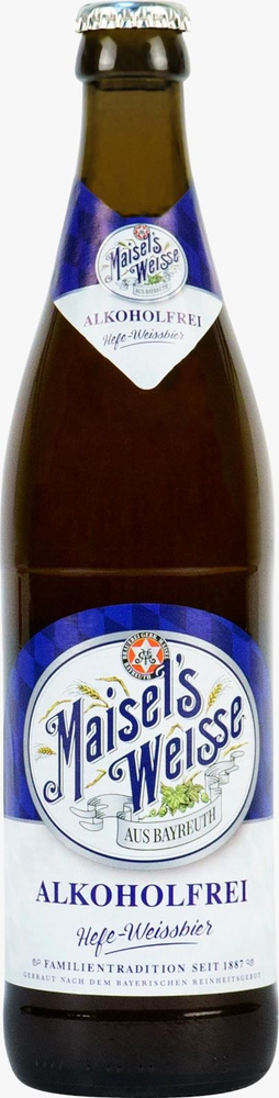 Пиво Maisels Weisse Alkoholfrei светлое нефильтрованное безалкогольное, 0.5л, 20 штук купить на ...