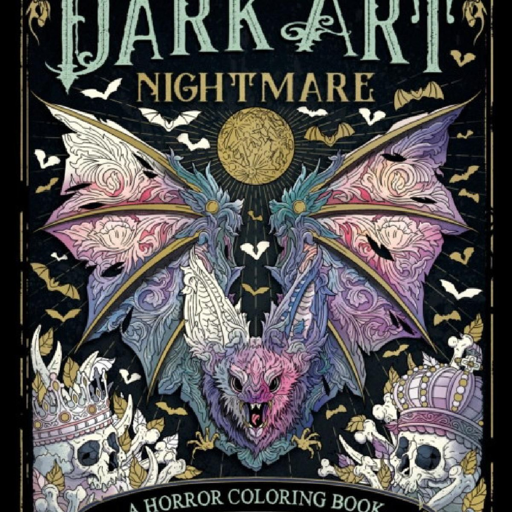 Dark Art Nightmare A Horror coloring book - купить с доставкой по ...