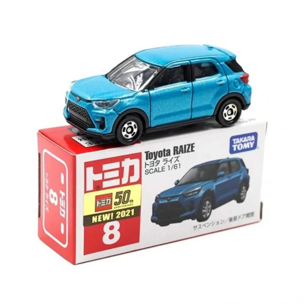 Машинка Takara Tomy Tomica 1/61 Toyota Raize BX008 Diecast Scale Model ...