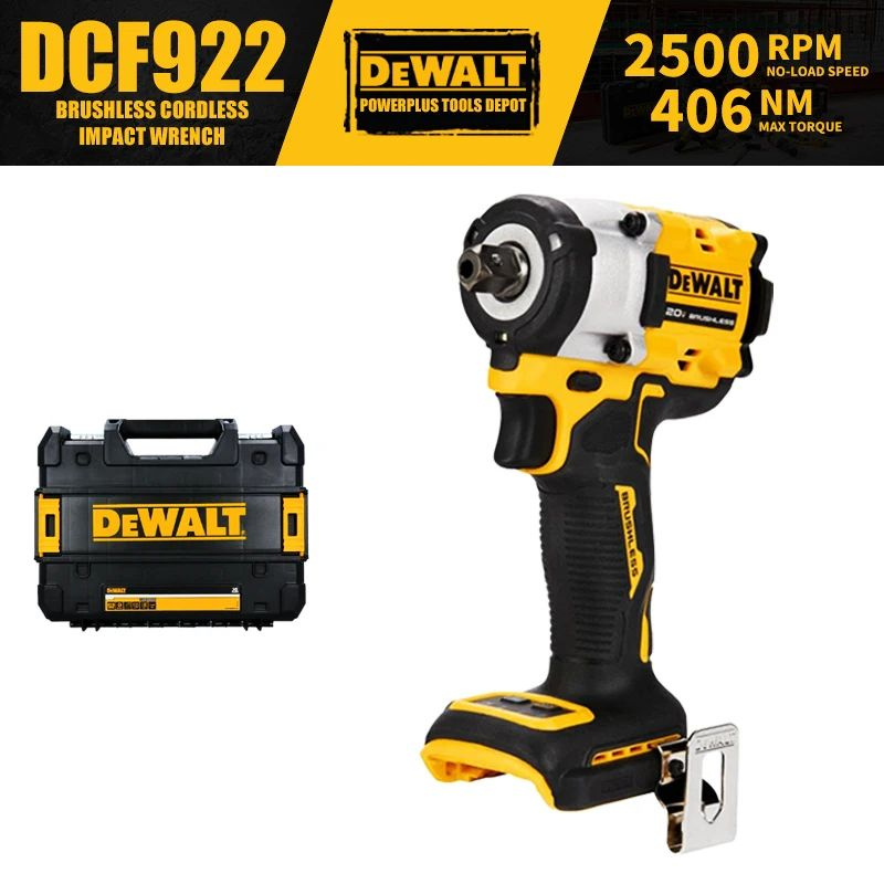 DEWALT DCF922 1/2in Бесщеточный аккумуляторный ударный гайковерт с ...