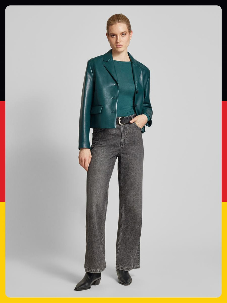 Блейзер Женский MANGO бирюзовый, размер 46, 48 Повседневный Не указана купить c доставкой на ...