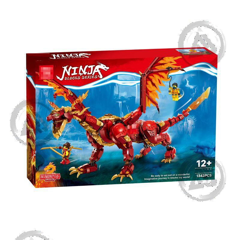 Серия Phantom Ninja Mighty Source Dragon собрана из строительных блоков ...