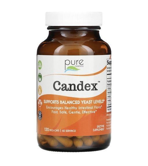 Pure Essence Candex 120 растительных капсул купить на OZON по низкой ...