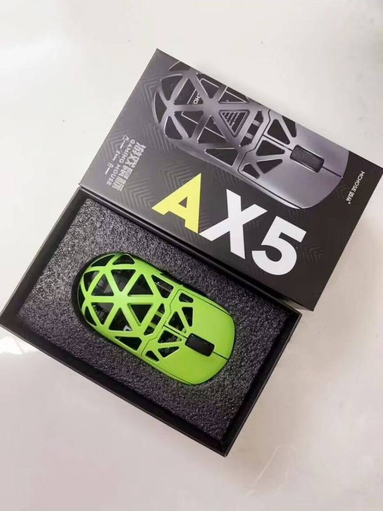 Игровая мышь беспроводная MCHOSE беспроводная AX5 PRO MAX , салатовый,AX5 PRO MAX купить c ...