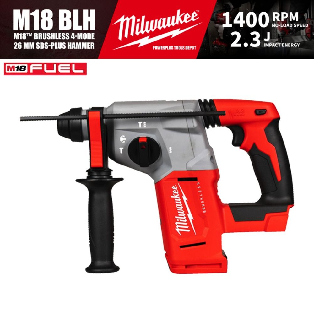 Milwaukee M18 BLH M18 Бесщеточный аккумуляторный 4-режимный 26MM SDS ...