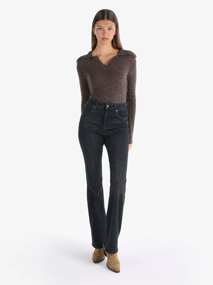 Джинсы Женский COLIN'S черный, размер 40 Турция купить c доставкой на OZON по низкой цене ...