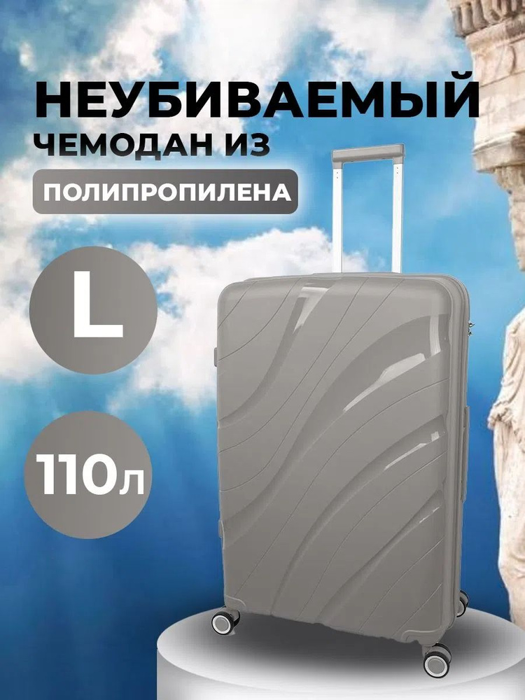 Чемодан Полипропилен 73 см 110 л купить на OZON по низкой цене (1642159213)
