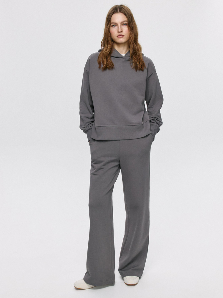 Брюки Женский SELA темно-серый Повседневный, размер 50 Лето Узбекистан купить c доставкой на ...