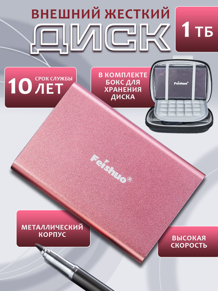 Внешний съемный диск 1ТБ купить на OZON по низкой цене