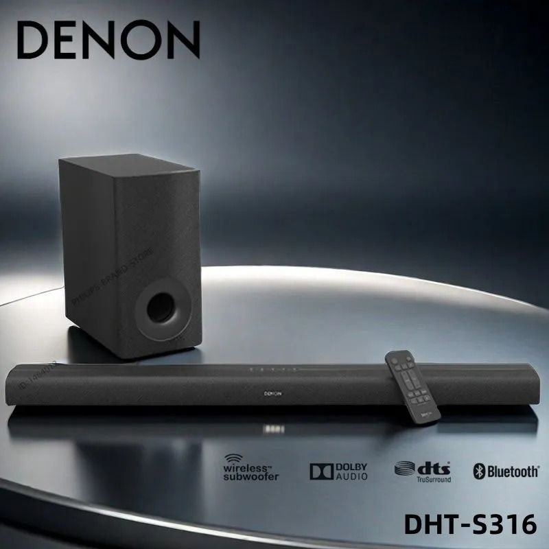 Denon DHT-S316-Denon-Саундбар-черный-1 купить c доставкой на OZON по низкой цене (2283094186)